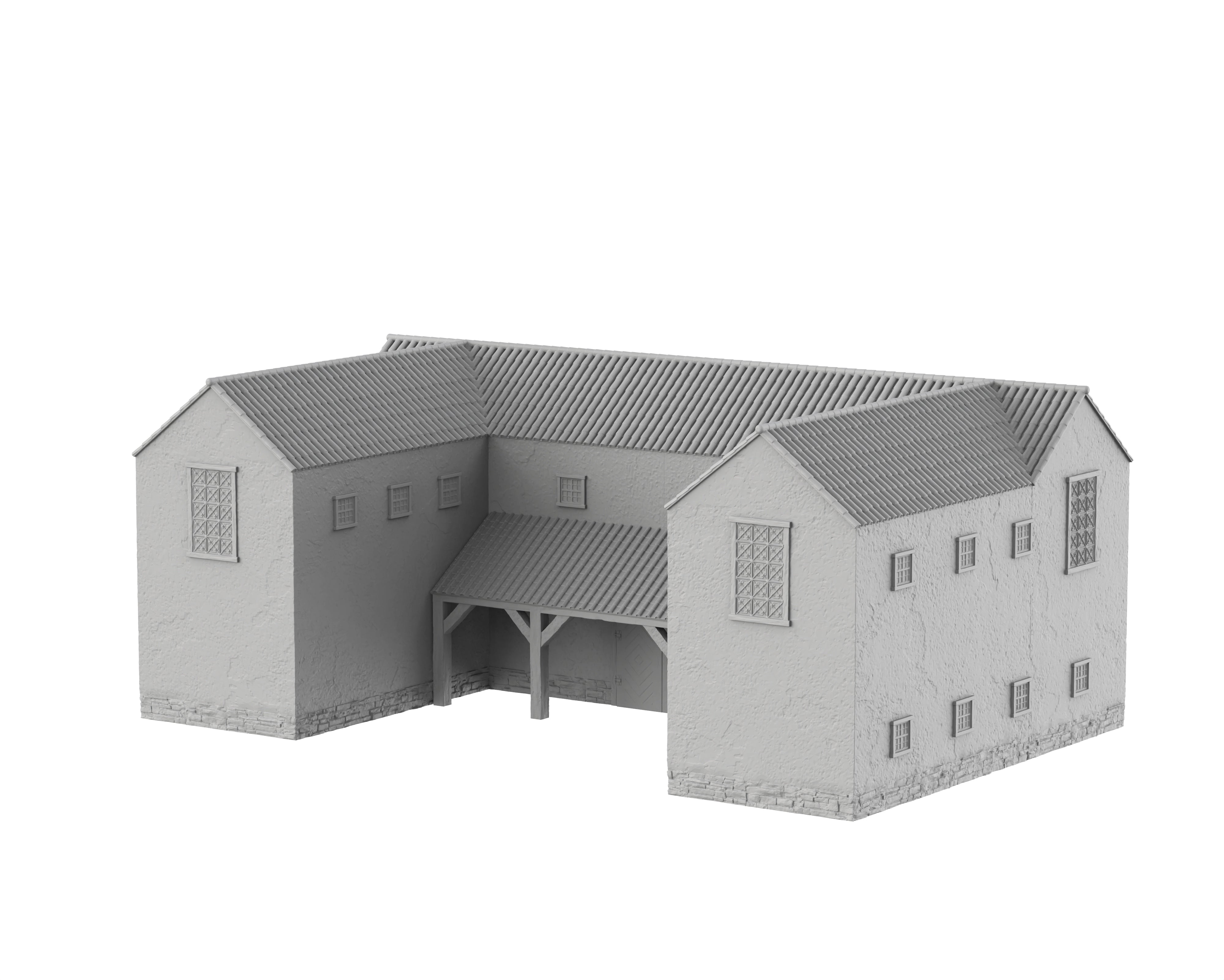 Large Barn - Papelotte Farm - Nap01 – wargamezone
