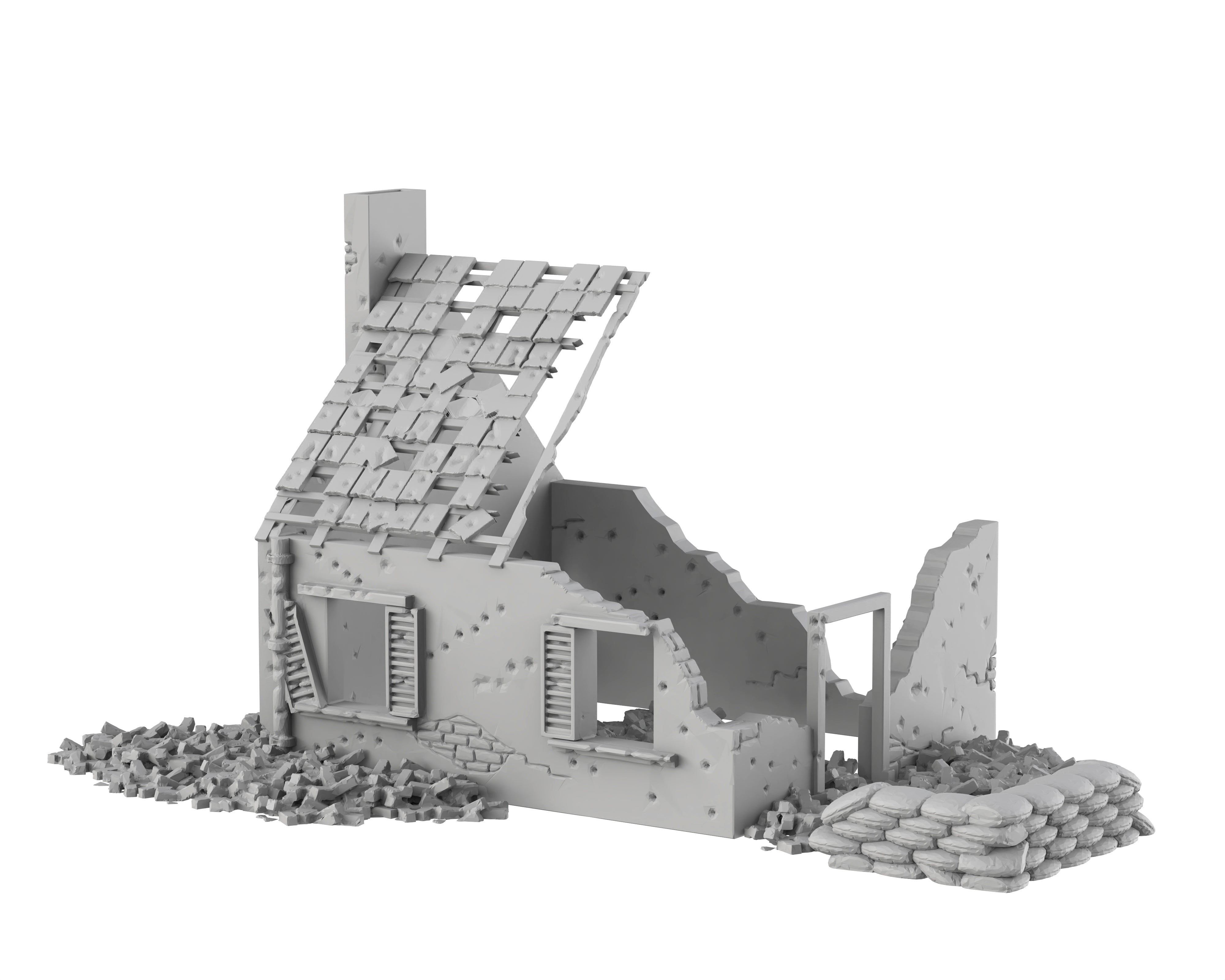 Large Barn - Papelotte Farm - Nap01 – wargamezone