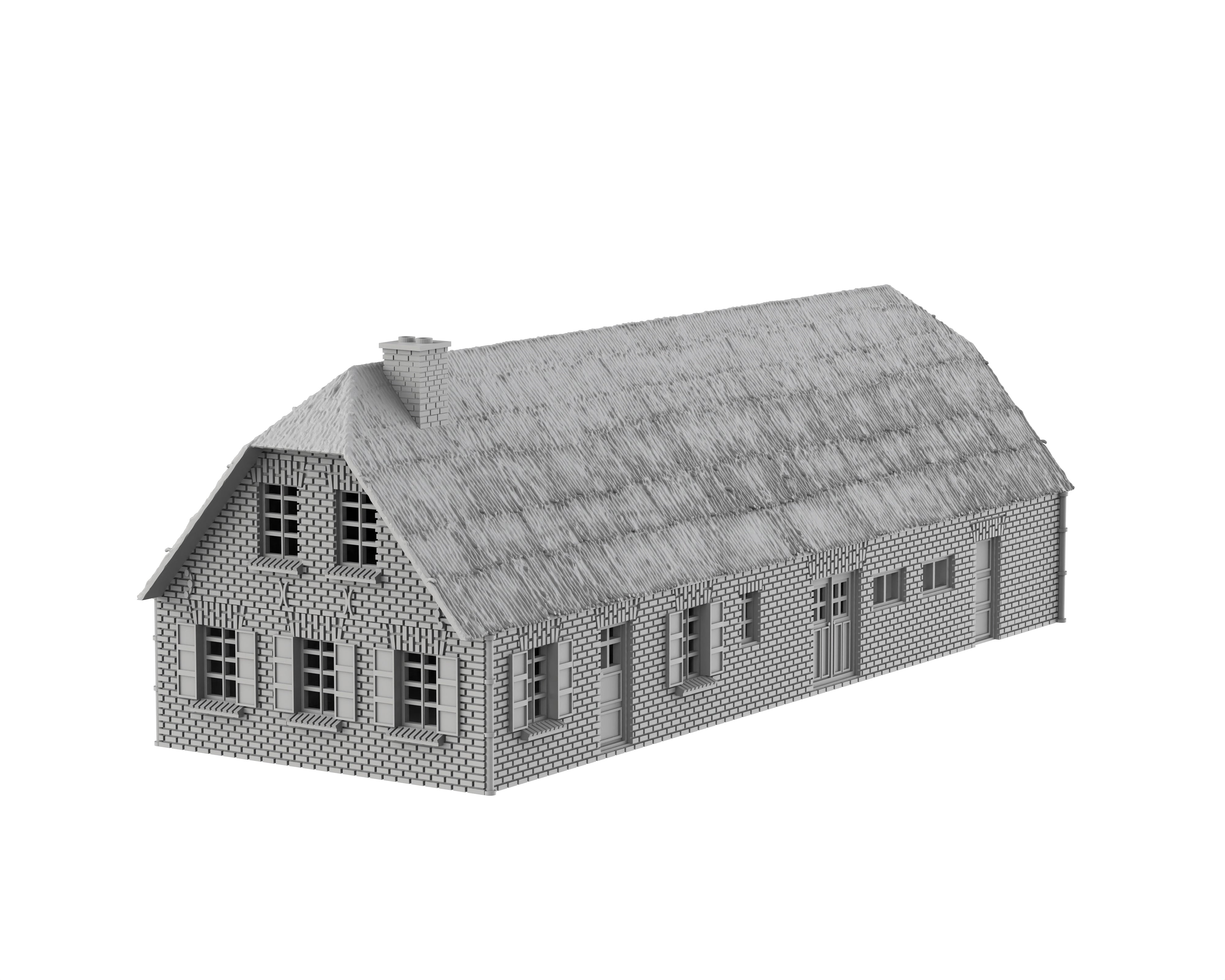 Large Barn - Papelotte Farm - Nap01 – wargamezone