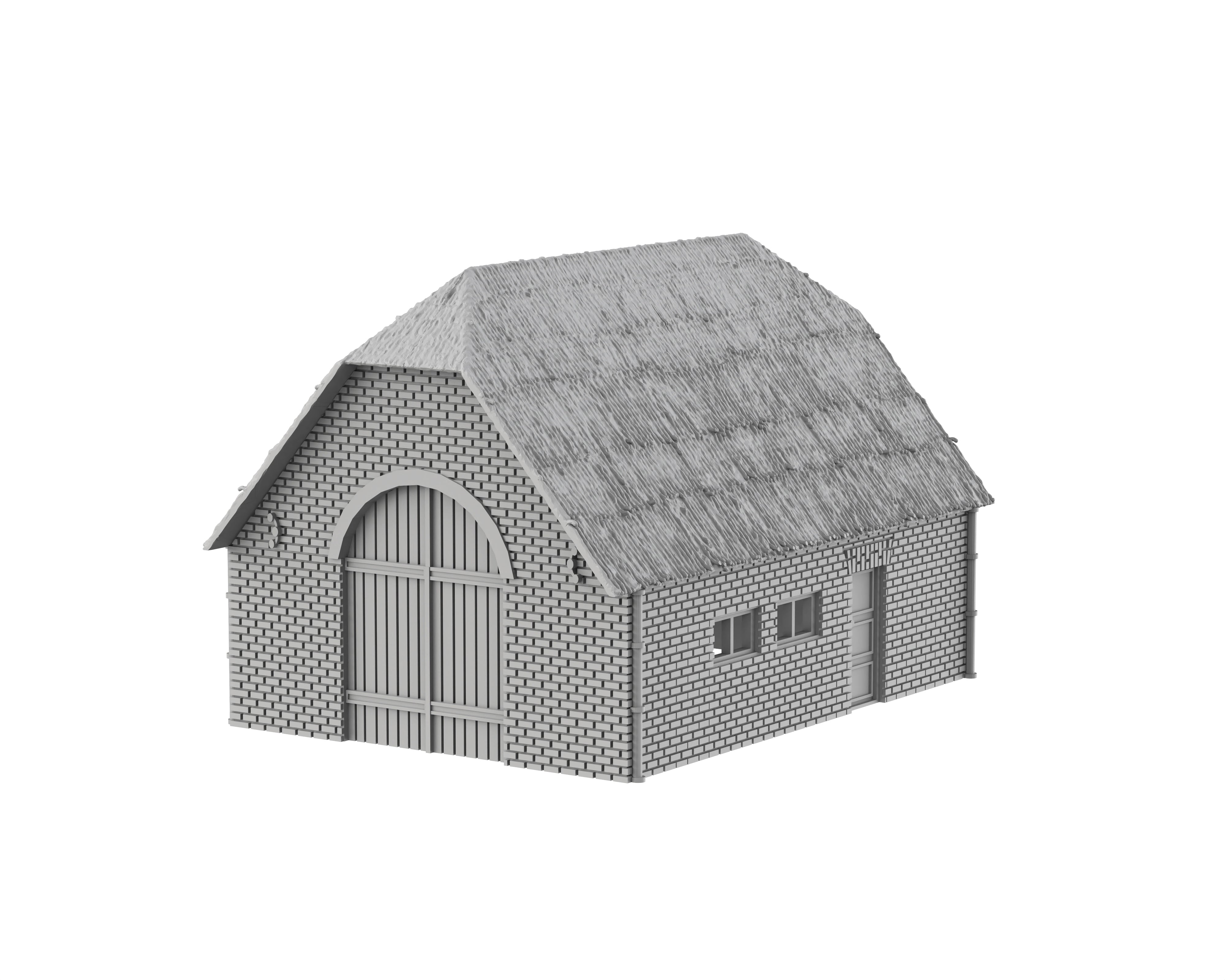 Large Barn - Papelotte Farm - Nap01 – wargamezone