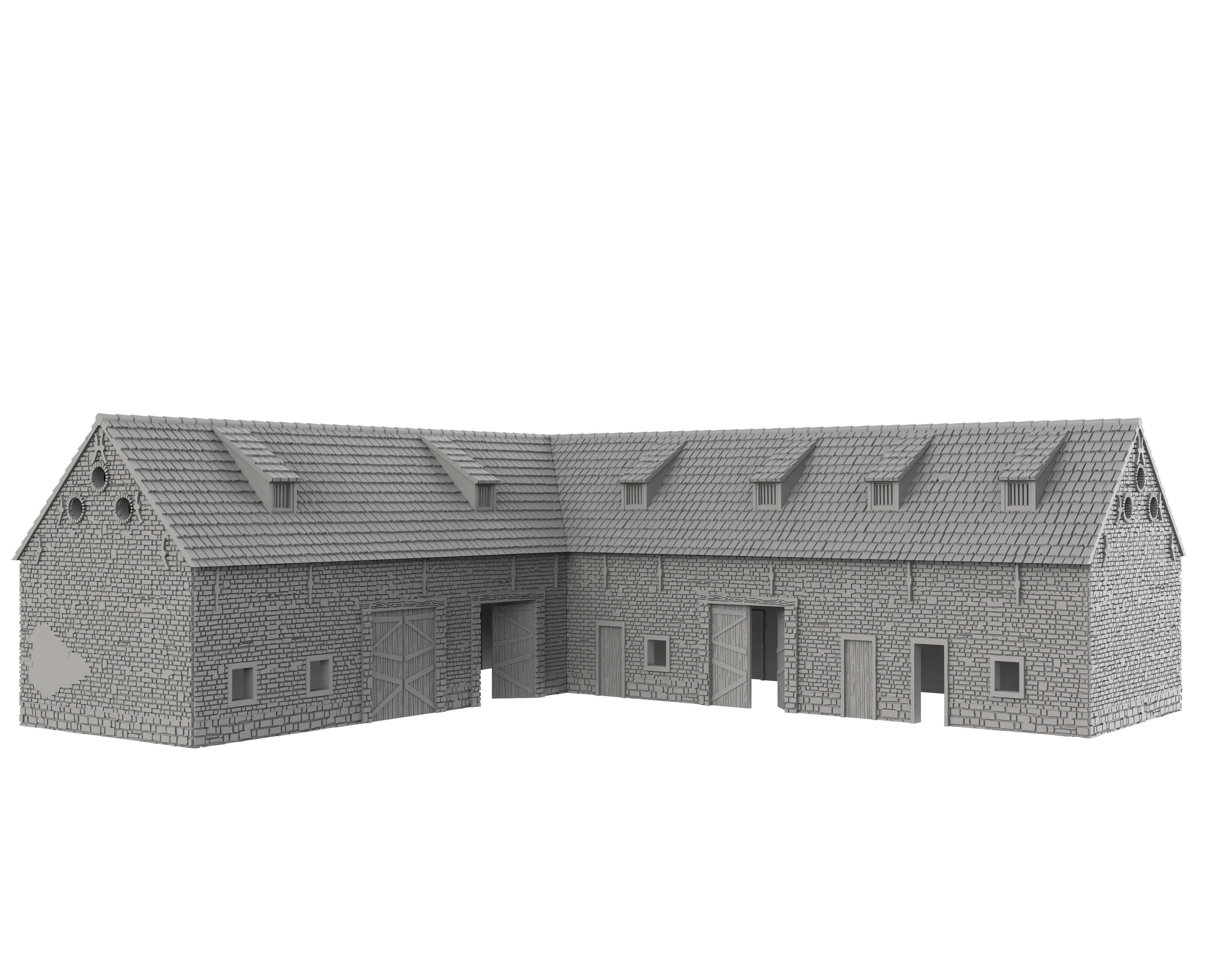 Large Barn - Papelotte Farm - Nap01 – wargamezone